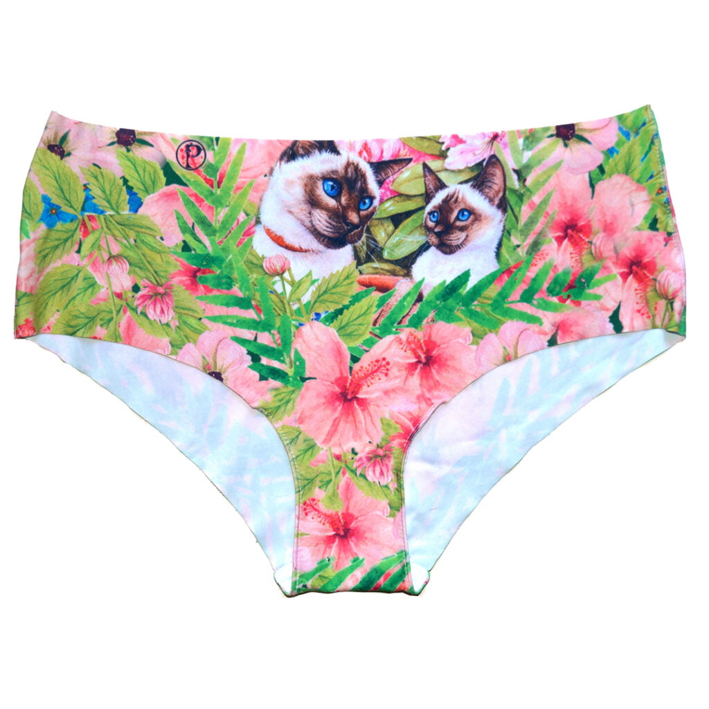 Calzón Pantaleta Gatos Hibisco – La Pituka